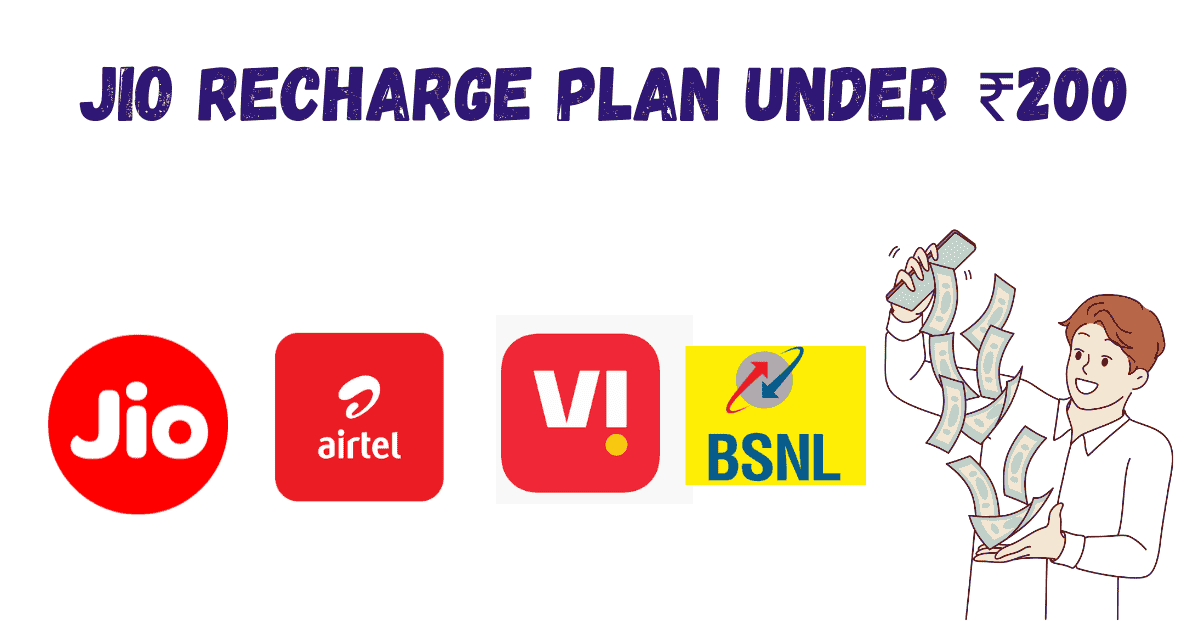 Jio Recharge Plan Under ₹200 - Go Mobile